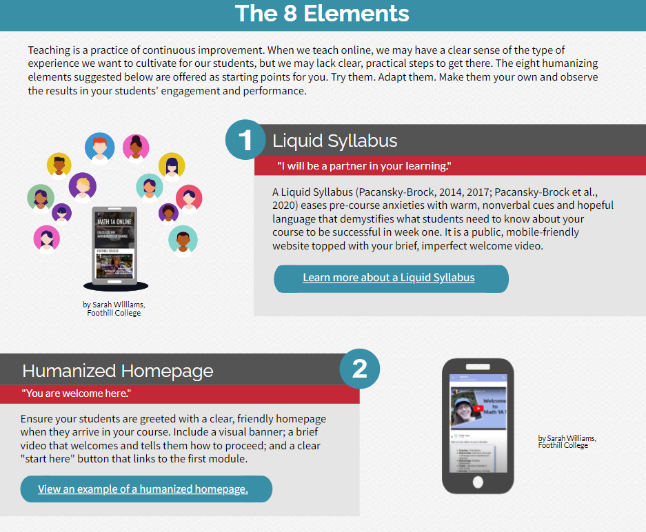 Humanizing Your Online Course | SUNY Niagara Online Teaching Academy